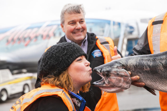 Alaska Air Cargo gets salmon season started - Team Worldwide